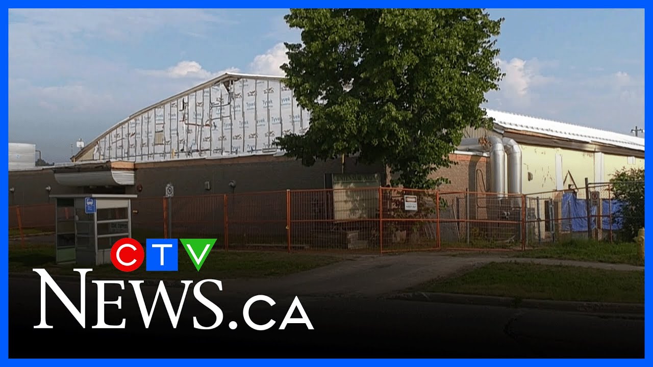 Repairs to Elliot Lake’s arena progressing - YouTube