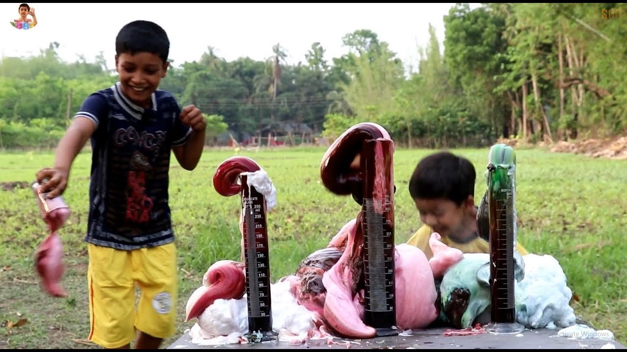 Giant Elephant Toothpaste Recipe, Elephant toothpaste Reaction, DIA ...