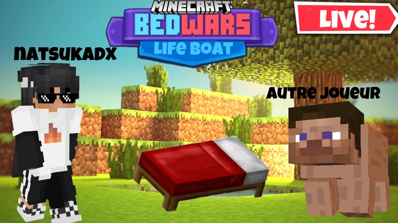 Live minecraft bedwars lifeboat - YouTube