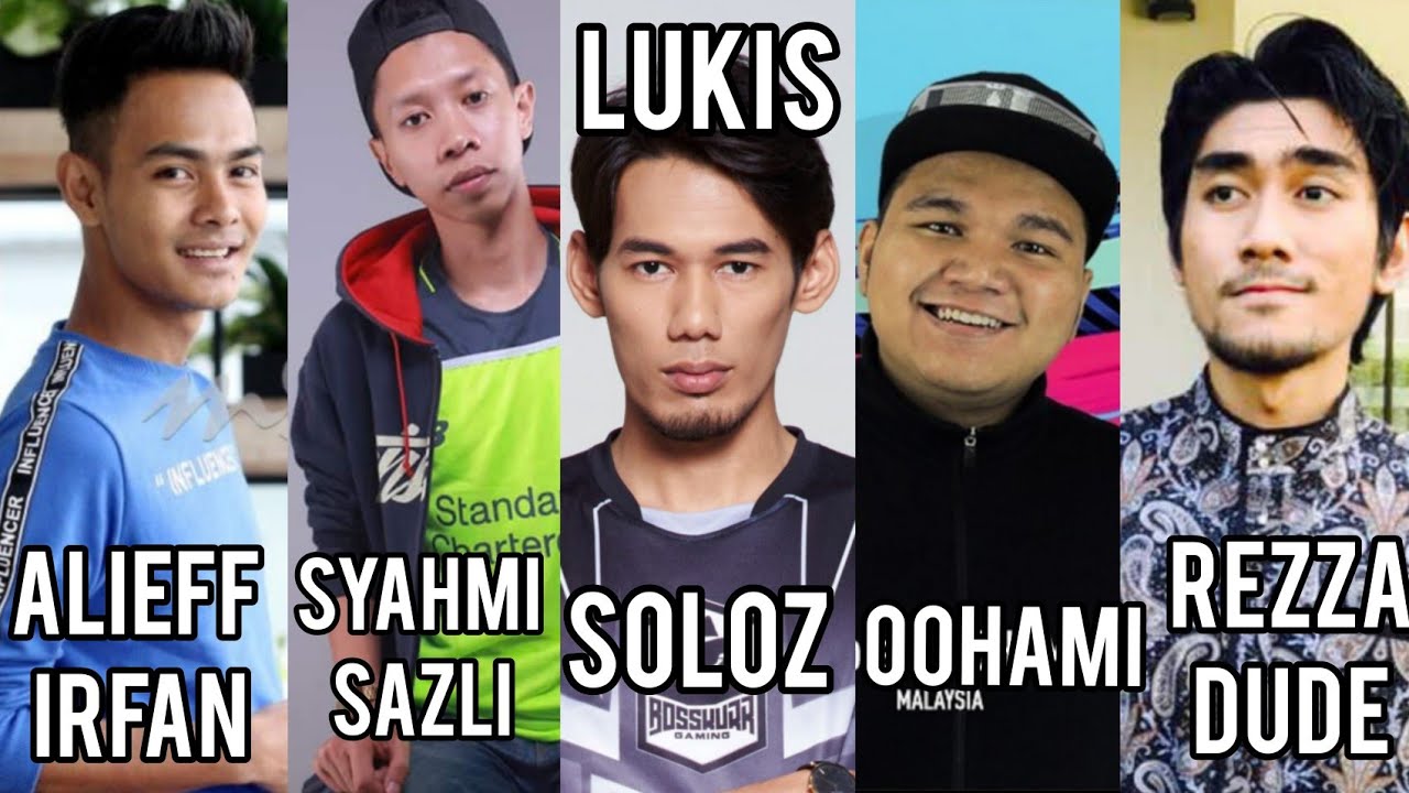 MELUKIS 7 YOUTUBER FAMOUS DI MALAYSIA | ALIF IRFAN, SYAHMI SAZLI, SOLOZ ...