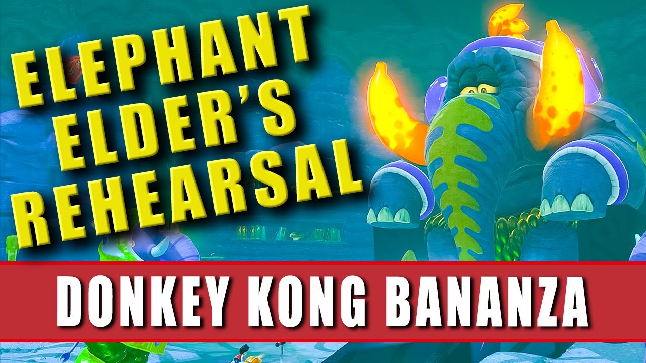 Donkey Kong Bananza Elephant Elders Rehearsal Hall walkthrough - Elephant Elder's Rehearsal ...