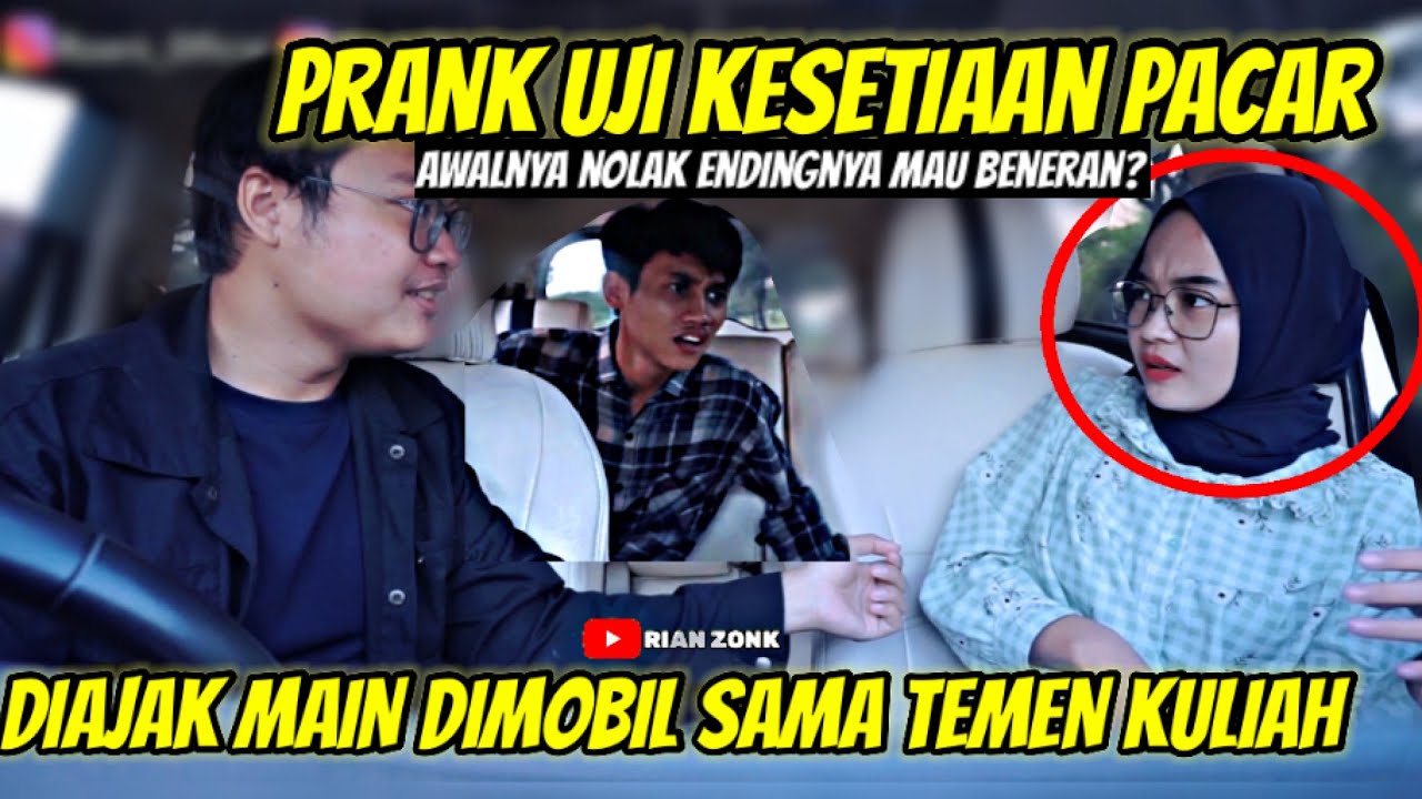 PRANK UJI KESETIAAN PACAR, SAMA COWOK GANTENG ! TERNYATA DIA - YouTube