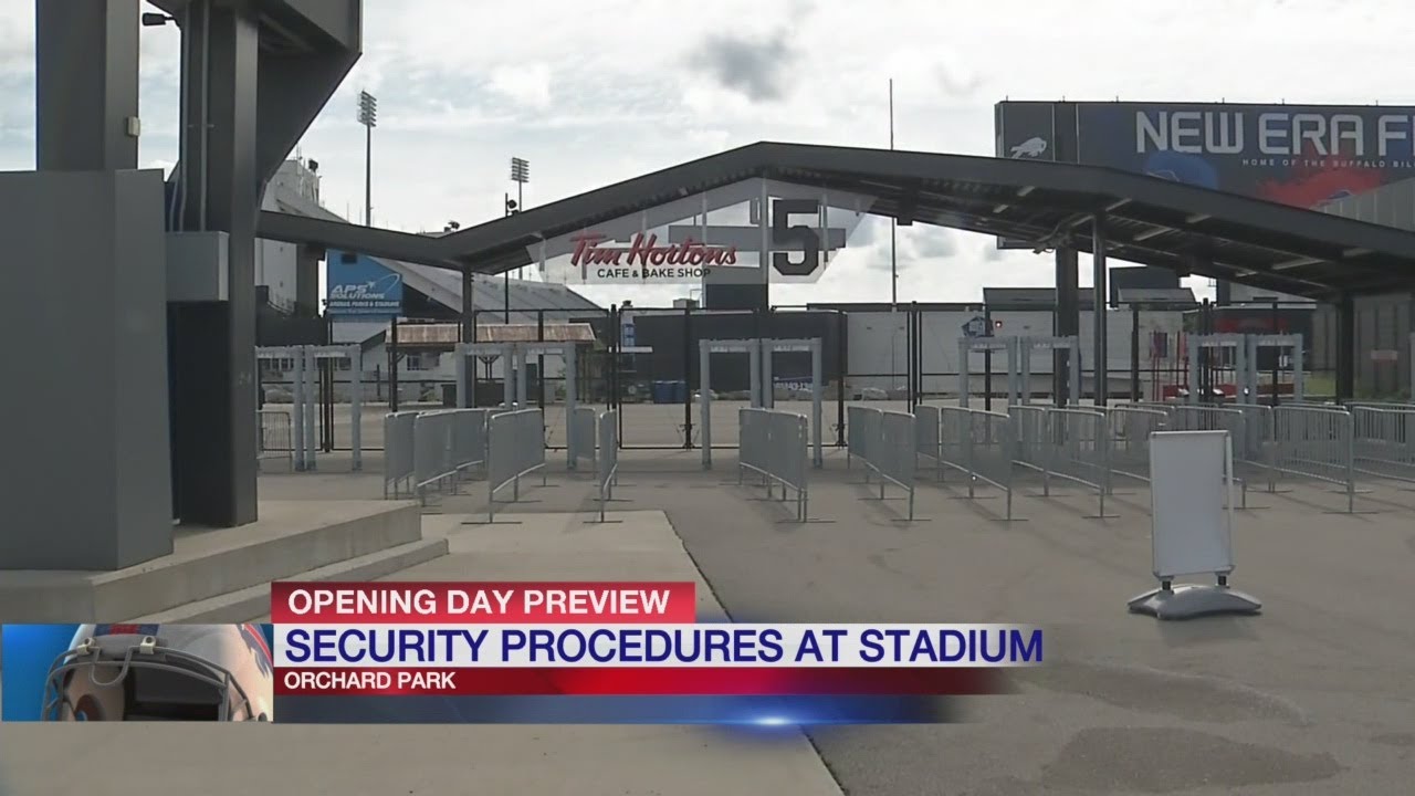 Security measures in place at New Era Field for 2017 NFL season - YouTube