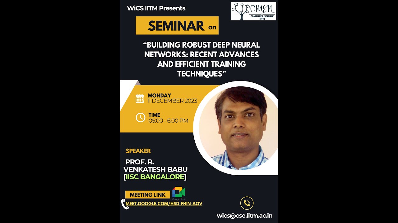 Building Robust Deep Neural Networks Recent Advances And Efficient Training Techniques Youtube