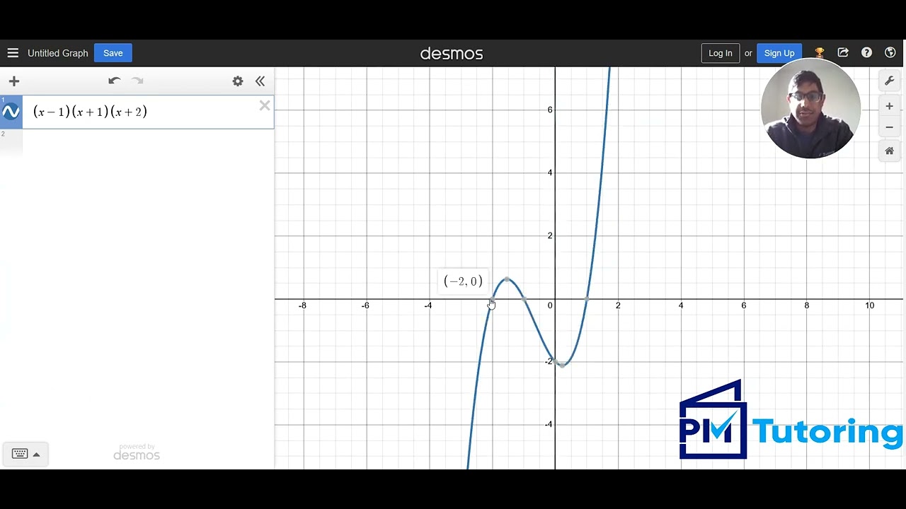 Identifying Key points of Functions on Desmos for the Digital SAT - PMTutoring - YouTube
