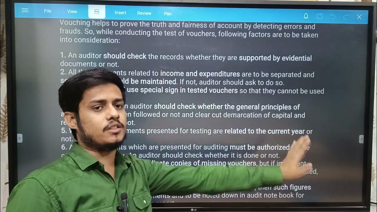 Auditing | Unit-4 | Vouching, Verification & Valuation | Part-1 | B.Com Sem-5 | CU - YouTube