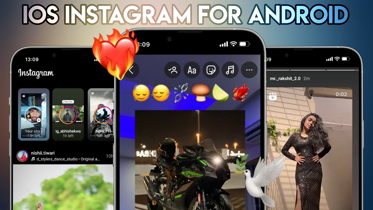 🔥New iOS Instagram On Android | iOS 17.4 Emojis + Share Like iPhone ...
