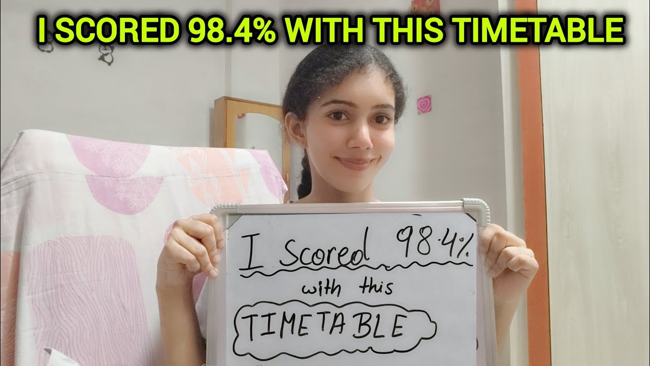 AIR 8'S UNIQUE TIMETABLE Strategy! no coaching*| Watch now! #cbse # ...