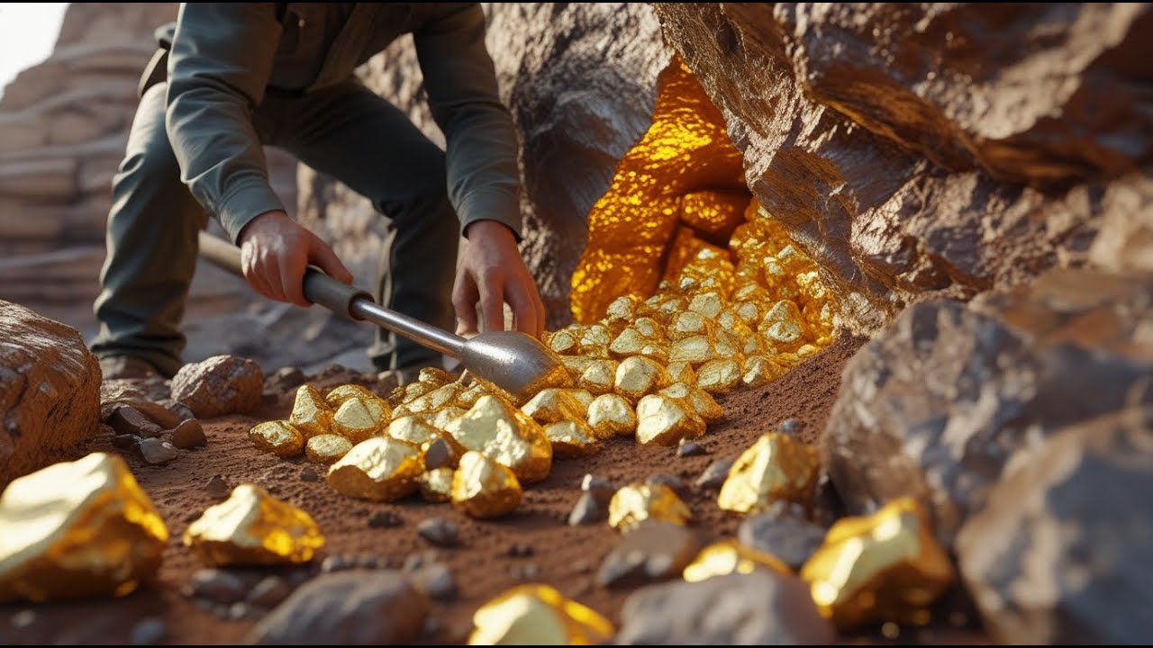 ⛏️ “Digging for Treasure… and He Actually Found REAL GOLD!” - YouTube