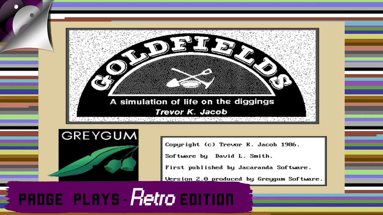 Padge Plays! Retro Edition - Goldfields (1986 - Jacaranda Software ...