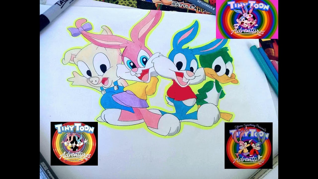 HOW TO DRAW TO TINY TOON ADVENTURES - YouTube