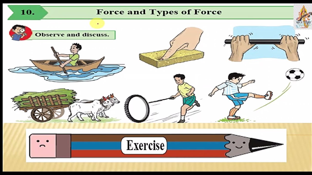 Exercise Chapter 10 Force and types of Force Class 6th General Science ...