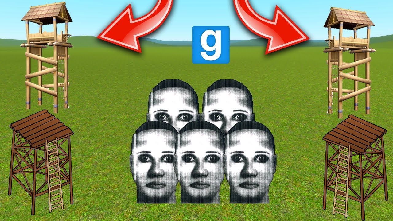 Selene Family Vs Towers Garry's Mod !!! Part 2 - YouTube
