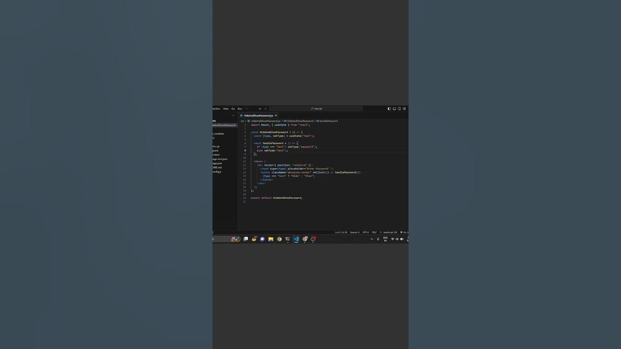 Hide And Show Feature In React Reactjs Coding Reactjstutorial Youtube 