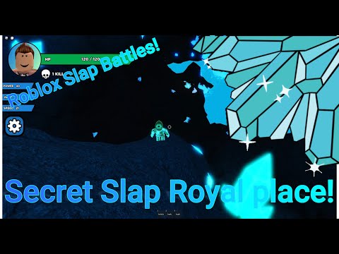 Secret in slap royal! Blue crystal cave! Roblox Slap Battles - YouTube