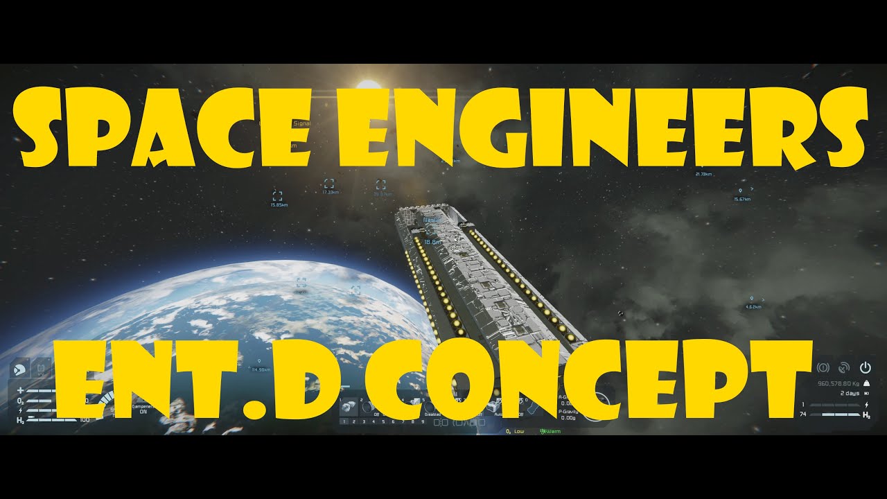 Space Engineers Mon 1er Enterprise - Ep01 - YouTube