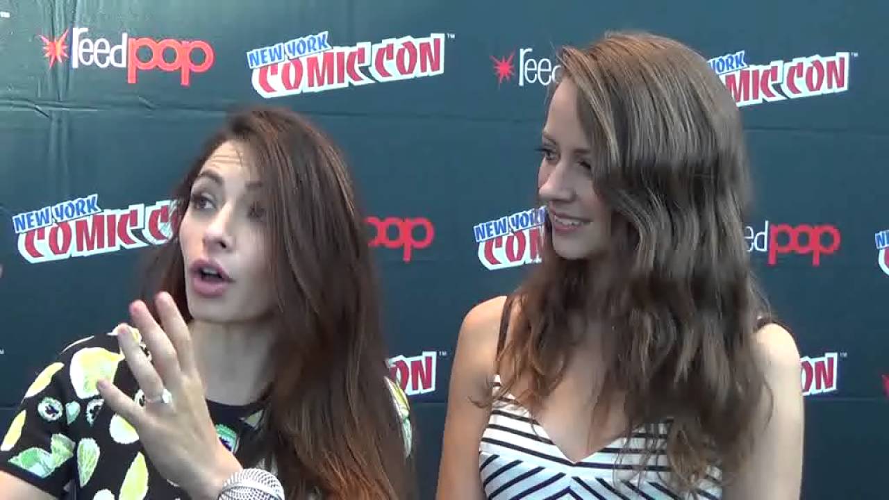 Sarah Shahi Amy Acker Person Of Interest's Amy Acker & Sarah Shahi At