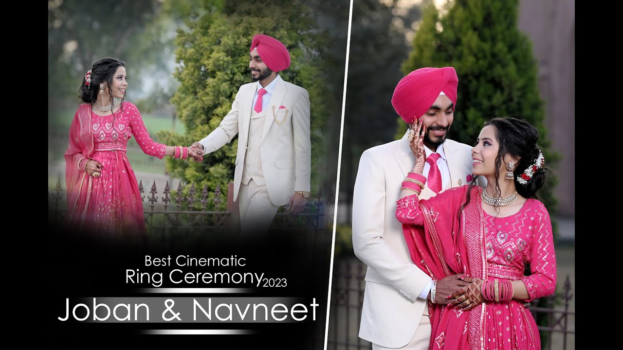 Best Cinematic Ring Ceremony // 2023 // Joban & Navneet - YouTube