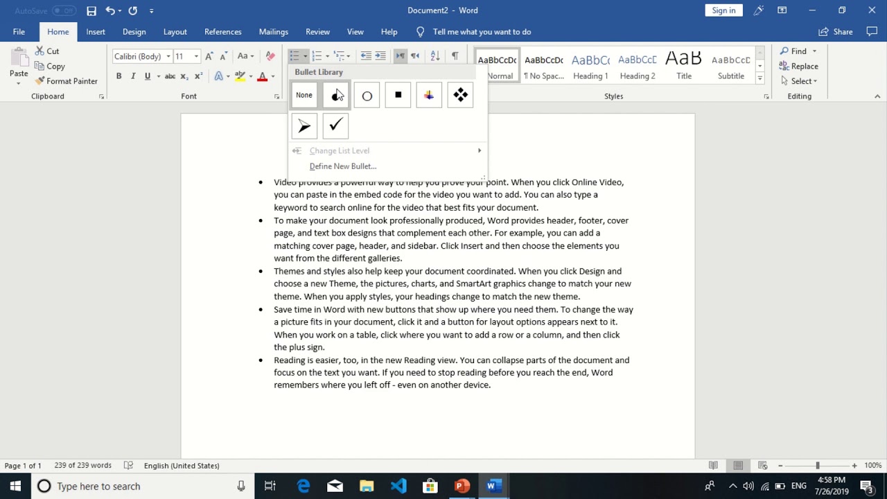 How To Operate Ms Word Part 2 Youtube - Riset