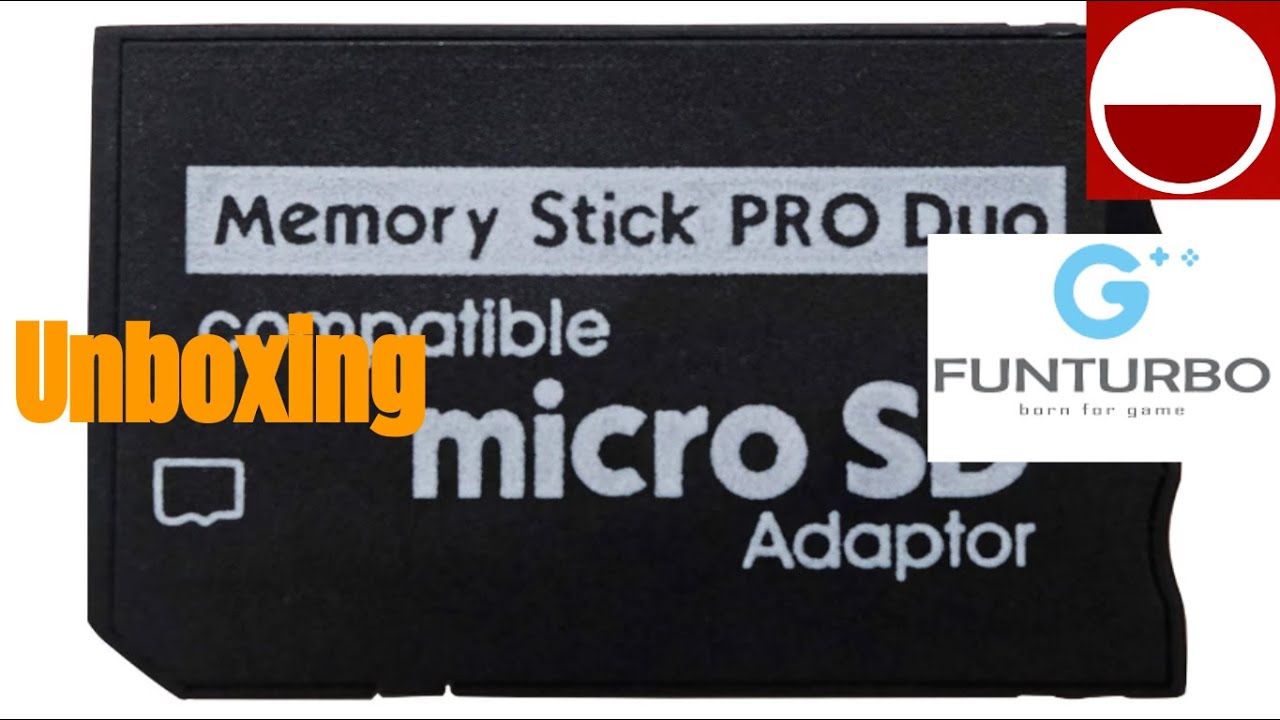 Micro SD to Memory Stick PRO Duo MagicGate Card Unboxing - YouTube
