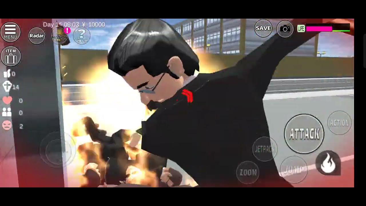 Boss Yakuza jadi aneh | Sakura school simulator - YouTube