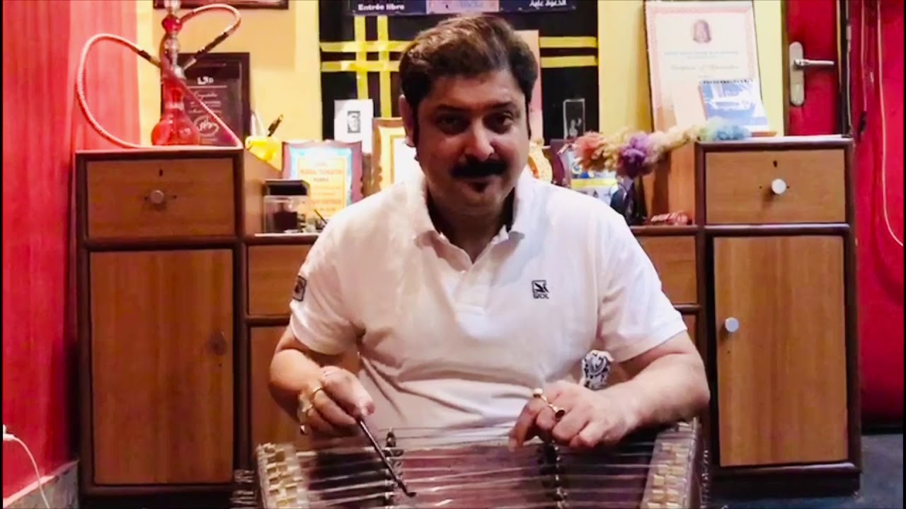 Sandip Chatterjee (Santoor) musical message - YouTube