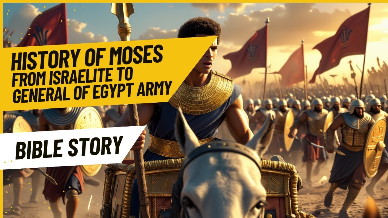 BIBLE STORY: MOSES, FROM ISRAELITE TO GENERAL OF EGYPT - YouTube