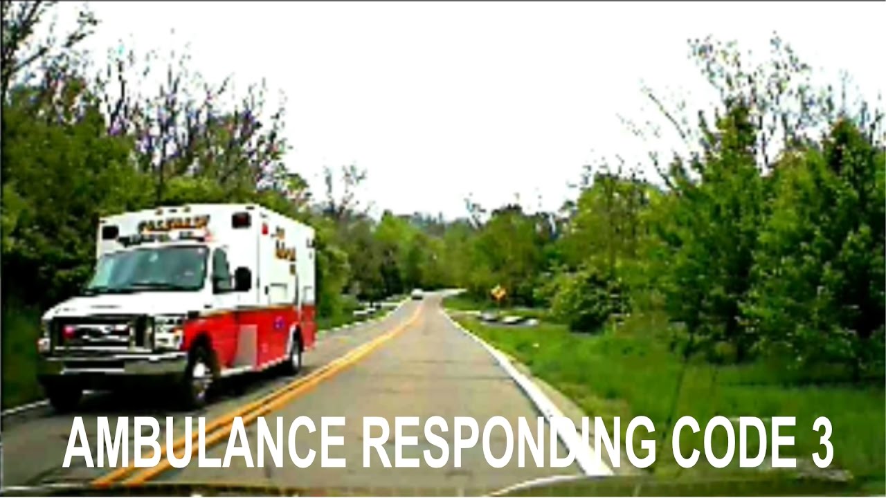 Ambulance Responding Code 3 to an Incident (My Dash Cam Footage) - YouTube