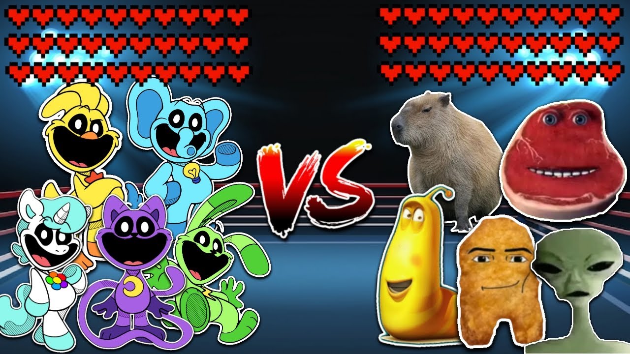 All Poppy Playtime Characters vs All Memes! Meme battle - YouTube