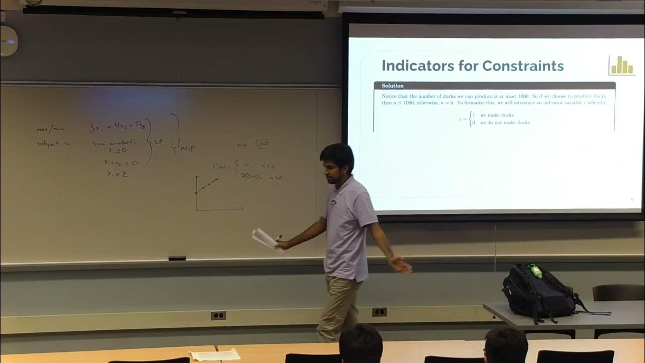 CIS1921 - Lecture 6 - Mixed Integer Programming - YouTube