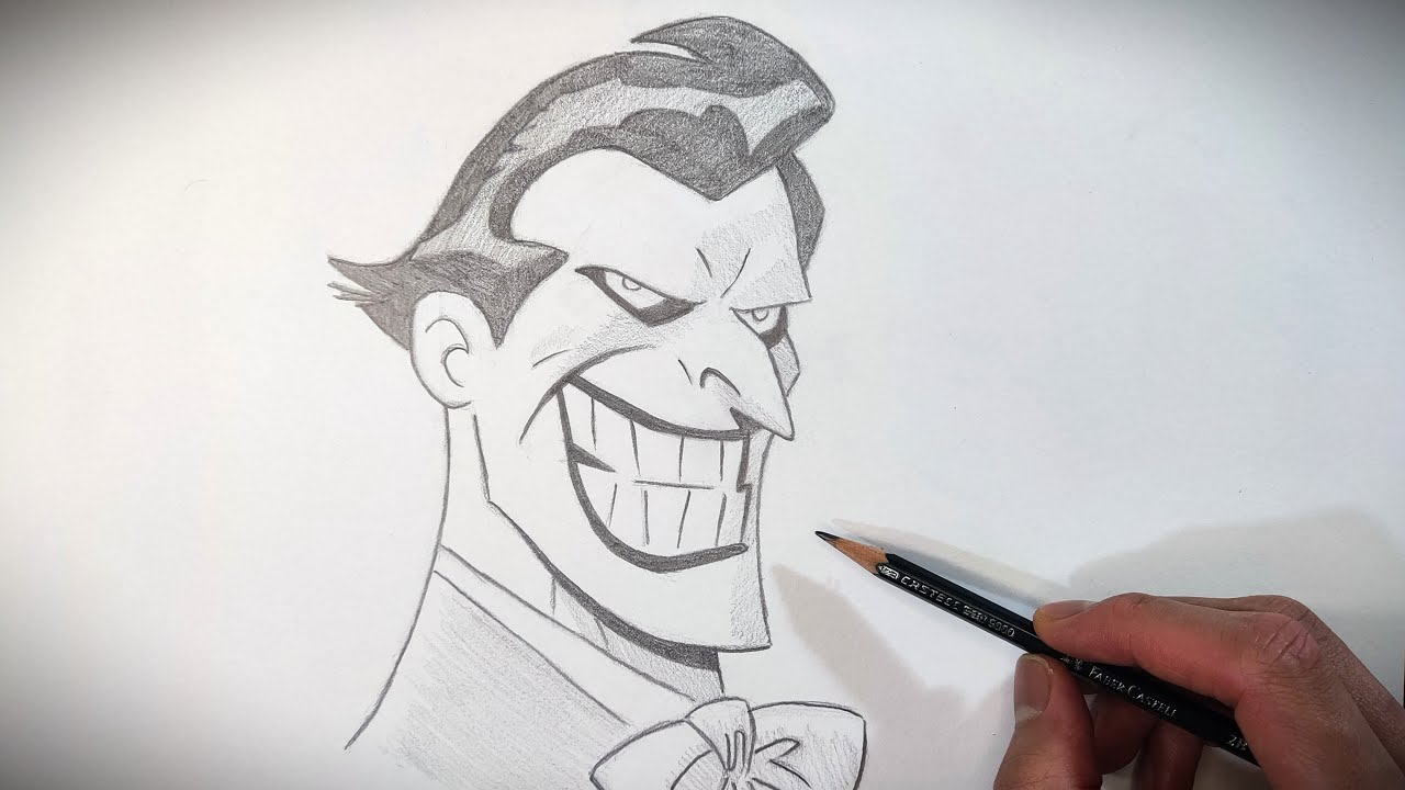 Joker Speed Drawing Art | How To Draw Joker - YouTube