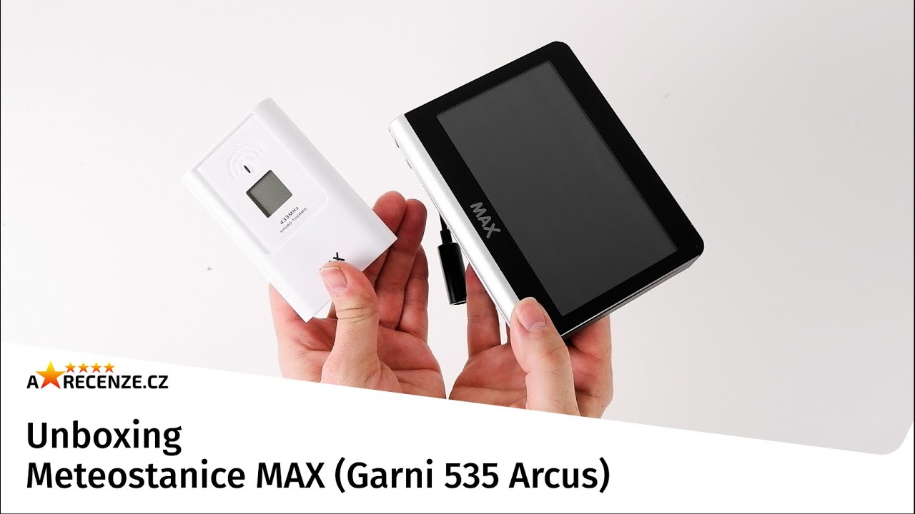 Meteostanice MAX (Garni 535 Arcus) – Unboxing - YouTube