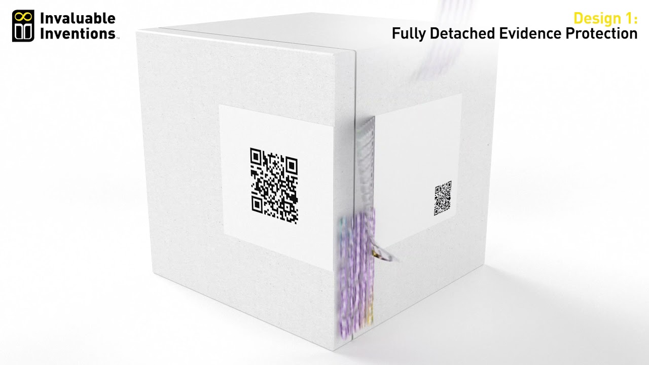 Tamper Evident Self Shredding Label Dual Design - YouTube