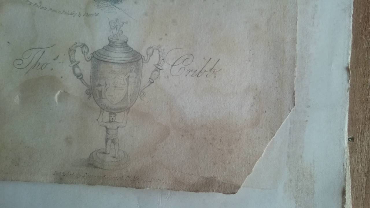 Thomas Tom Cribb Bareknuckle World Boxing Champion 1781-1848 Portrait ...