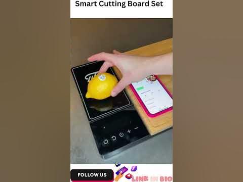 4T7 Smart Meal Prep System, Smart Cutting Board Set, Bamboo and Wheat Straw Chopping Boards ...