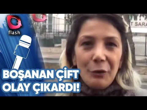 Boşanan Çift Adliyede Karşılaşınca...