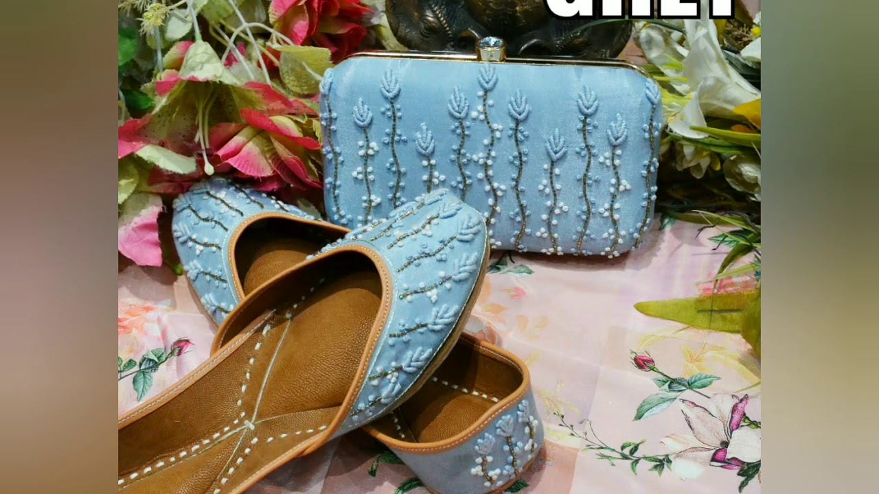 Matching juttis and clutches ️ - YouTube