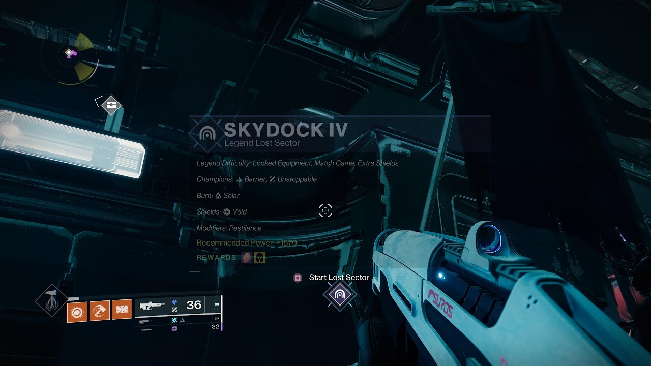 Destiny 2: Season 20 Lost Sector Skydock IV - Master - YouTube
