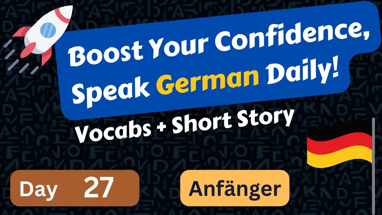 Your Daily German Boost! Day #27: froh, traurig, stark | Beginner ...
