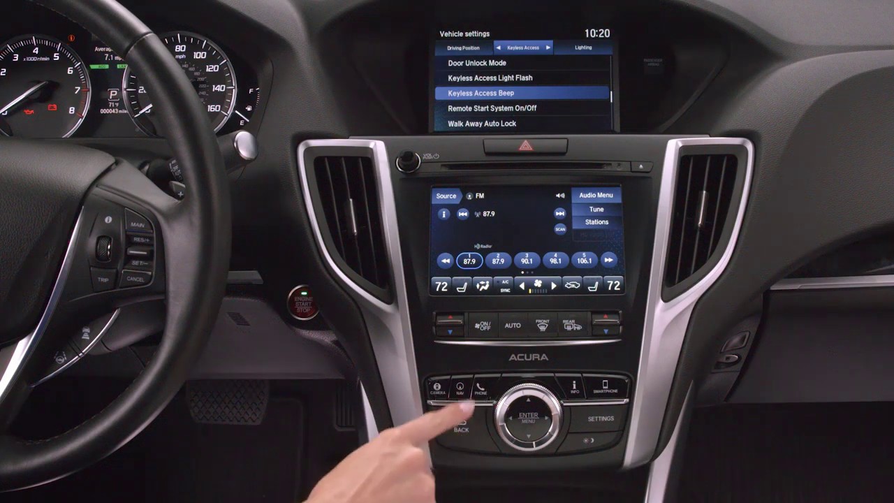 Using Interface Dial - Navigation in Your Acura - YouTube