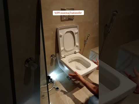klozet sallantı yapıyor ve su mu kaçırıyor montaj hatasıdır. #plumber #plumbing #duravit #geberit