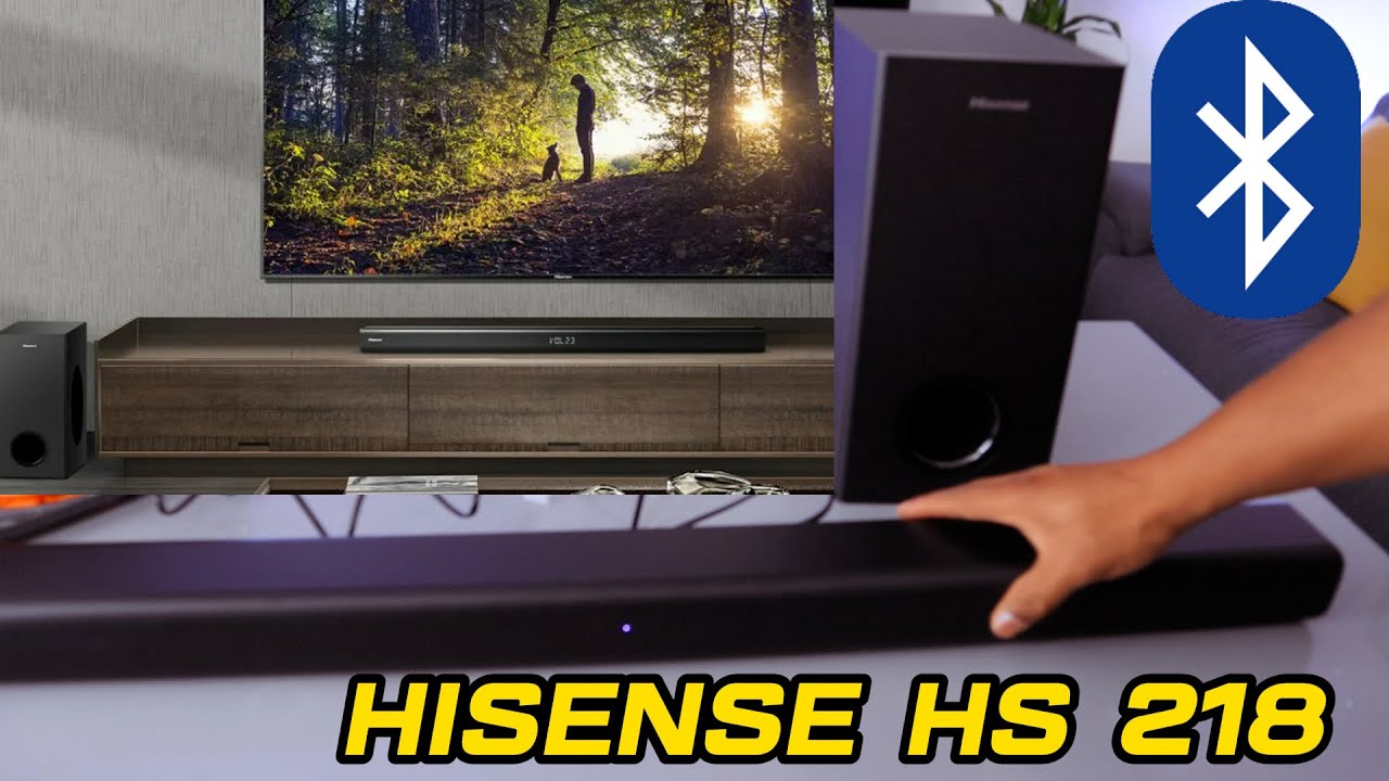 Hisense HS 218 Soundbar Unboxing with Audio Demo Review: Incredible ...