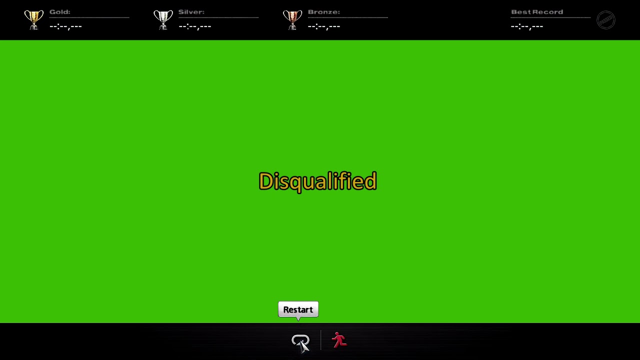 Gran Turismo 5 - "Disqualified" screen recreation (Green screen) - YouTube