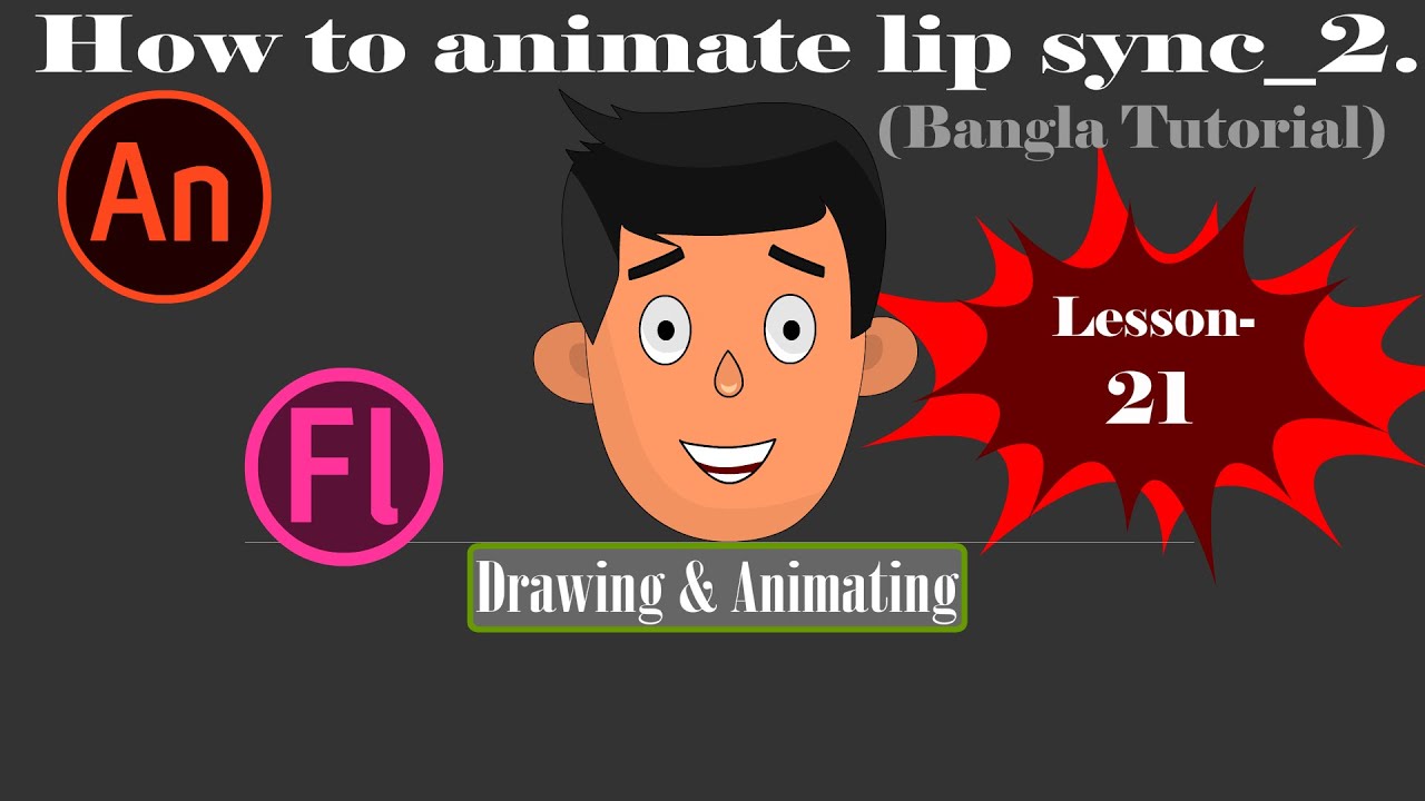 How To Lip Sync In Adobe Animate Cc Tutorial Lip Sync Learning Adobe Animate | How to lip sync ...