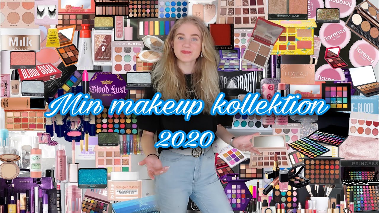 Min makeup kollektion 2020 // Karoline Hvid - YouTube