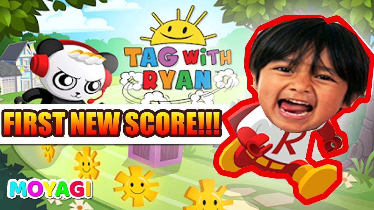 Tag With Ryan Game Challange | FIRST NEW HIGH SCORE! - Ryan ToysReview ...