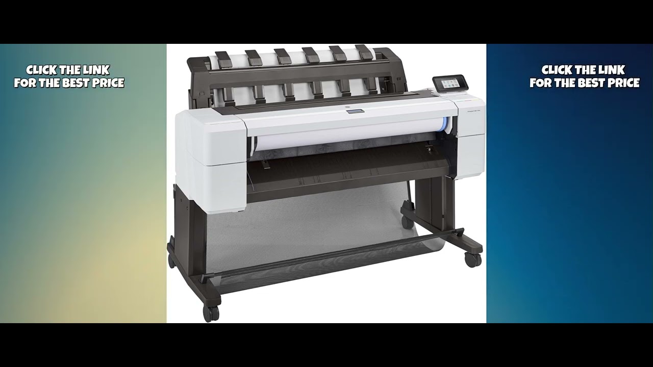 HP DesignJet T1600 PostScript Large Format Printer Review | 36" Color ...