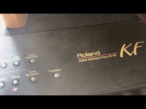 Roland KF-90 Digital Piano- very noisy. Digital artifacts? - YouTube