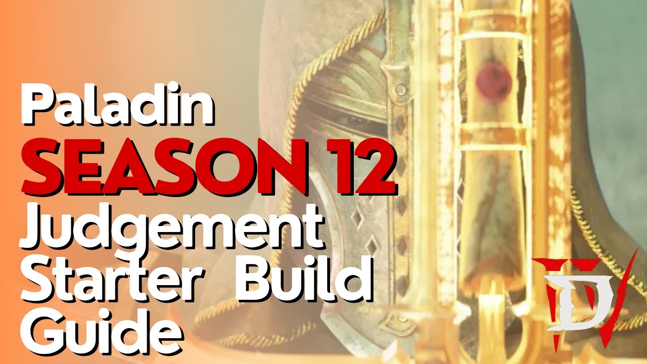 Judgement Paladin Levelling & Starter Build Guide - Season 12 - YouTube