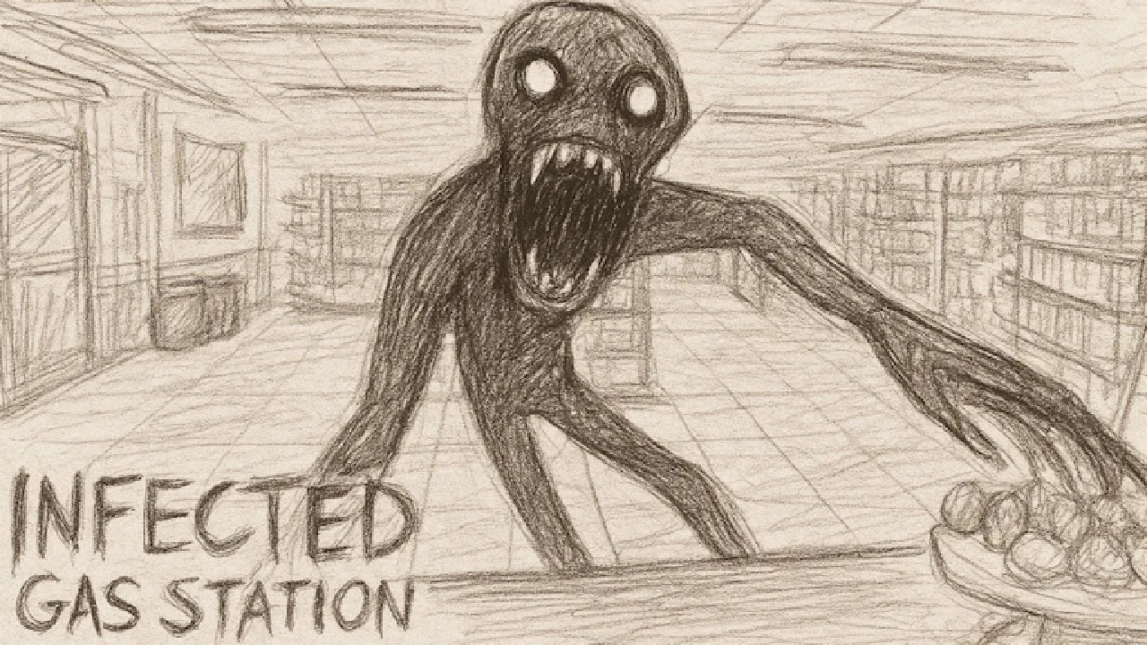 Infected Gas Station – Escaping the Infected Monster 😱 | Full ...